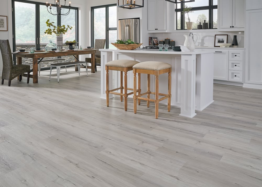 Coreluxe 5mm W Pad Olympia Oak Waterproof Rigid Vinyl Plank Flooring 7